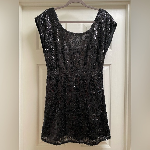 C. Puce | Dresses | Taylor Swift Reputation Era Black Sequin Dress ...